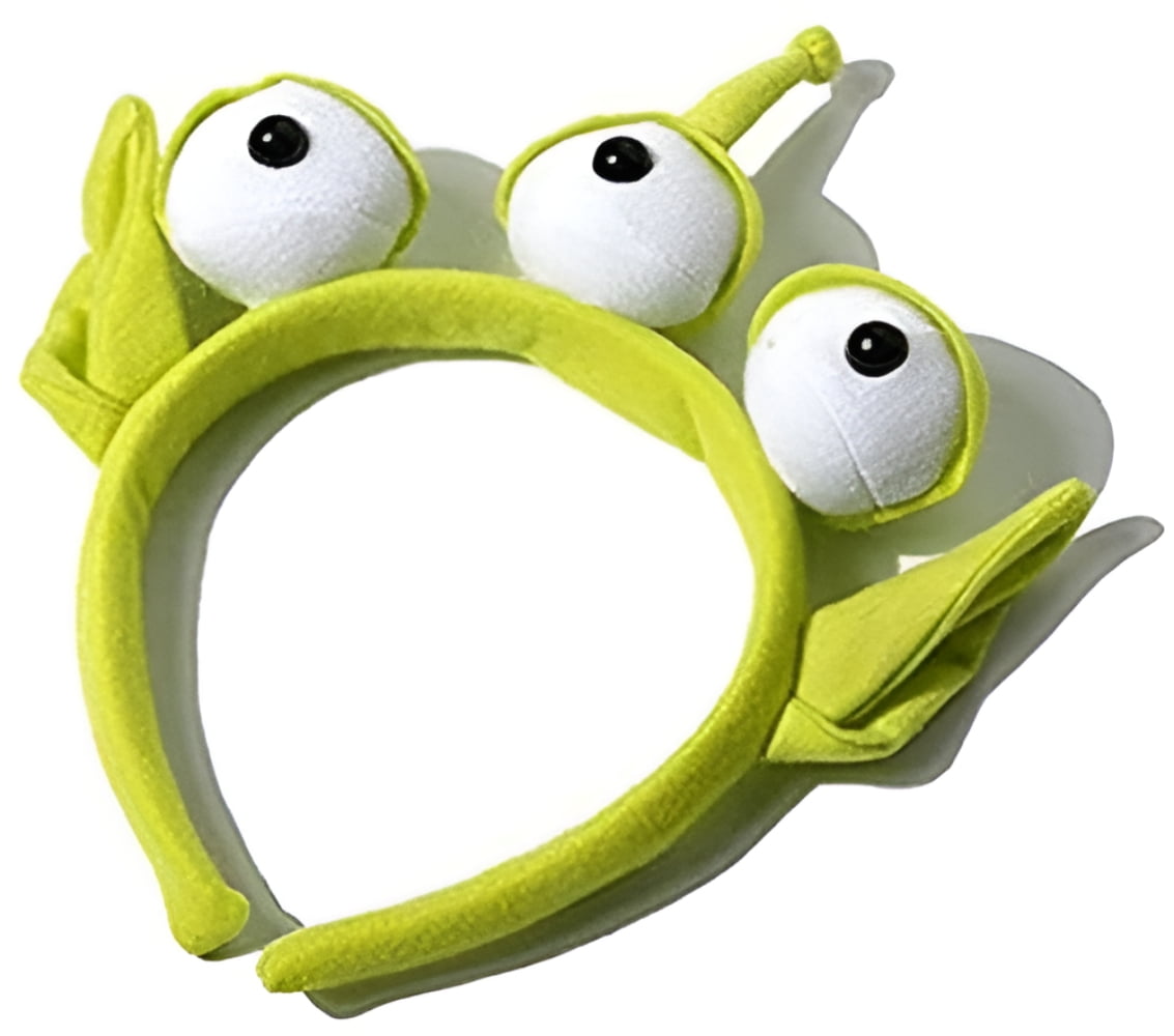 Three-eyed Alien Monster Plush Headpiece Band - Cute, Flexible, One ...