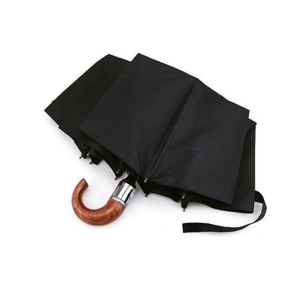 Three-fold automatic elephant umbrella leather curved handle ten-bone ...