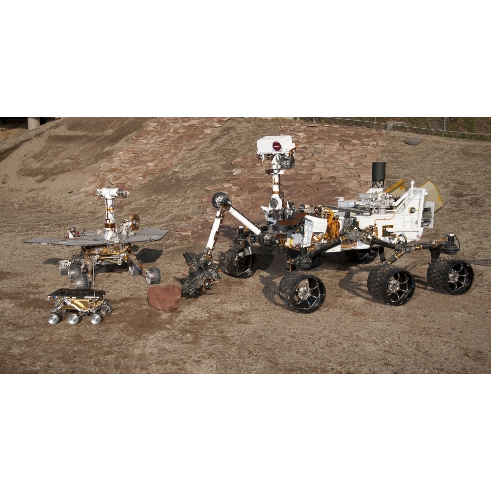Three generations of Mars rovers Poster Print - Walmart.com