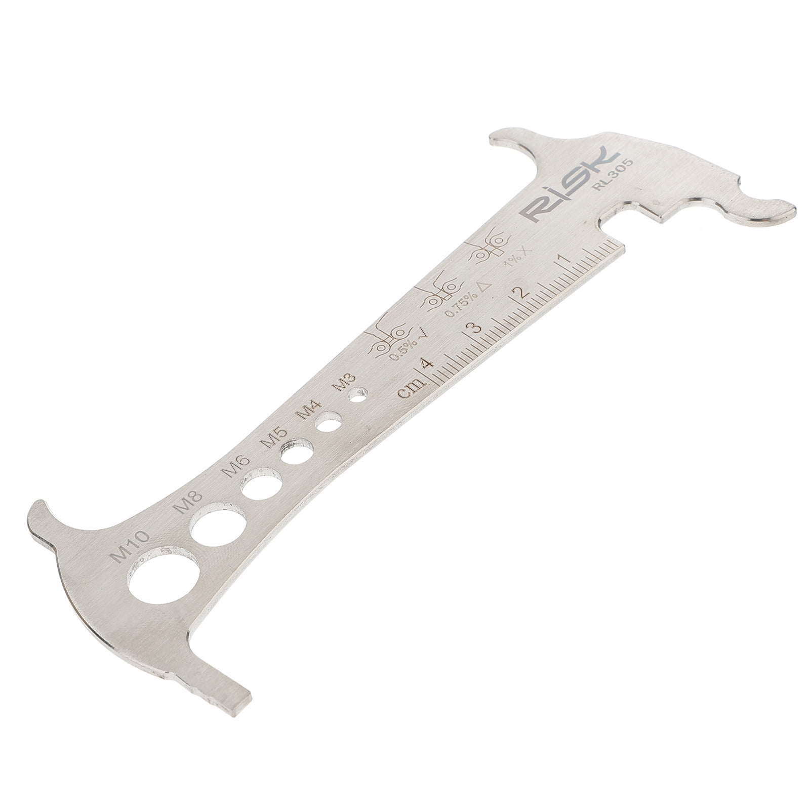 Three-in-one Bike Chain Checker Chain Wear Indicator Tool Carbon Steel ...