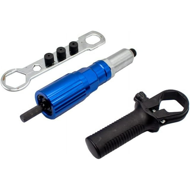 Three-jaw Rotor Rivet Gun Adapter Kit, Cordless Riveting Tool with ...