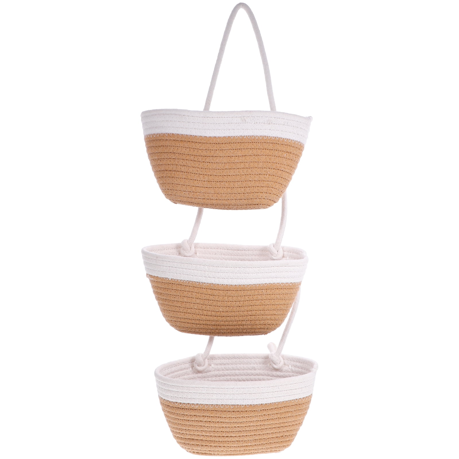 CHICHUMID Woven Storage Basket White Card Combination 1Set 28.7X9.1X2 ...