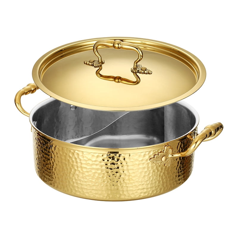 Three-layer steel 304 stainless steel food grade hammer grain hot pot ...