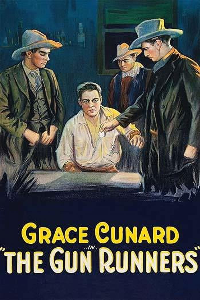 Three men surround another and pull a police badge Poster Print by ...
