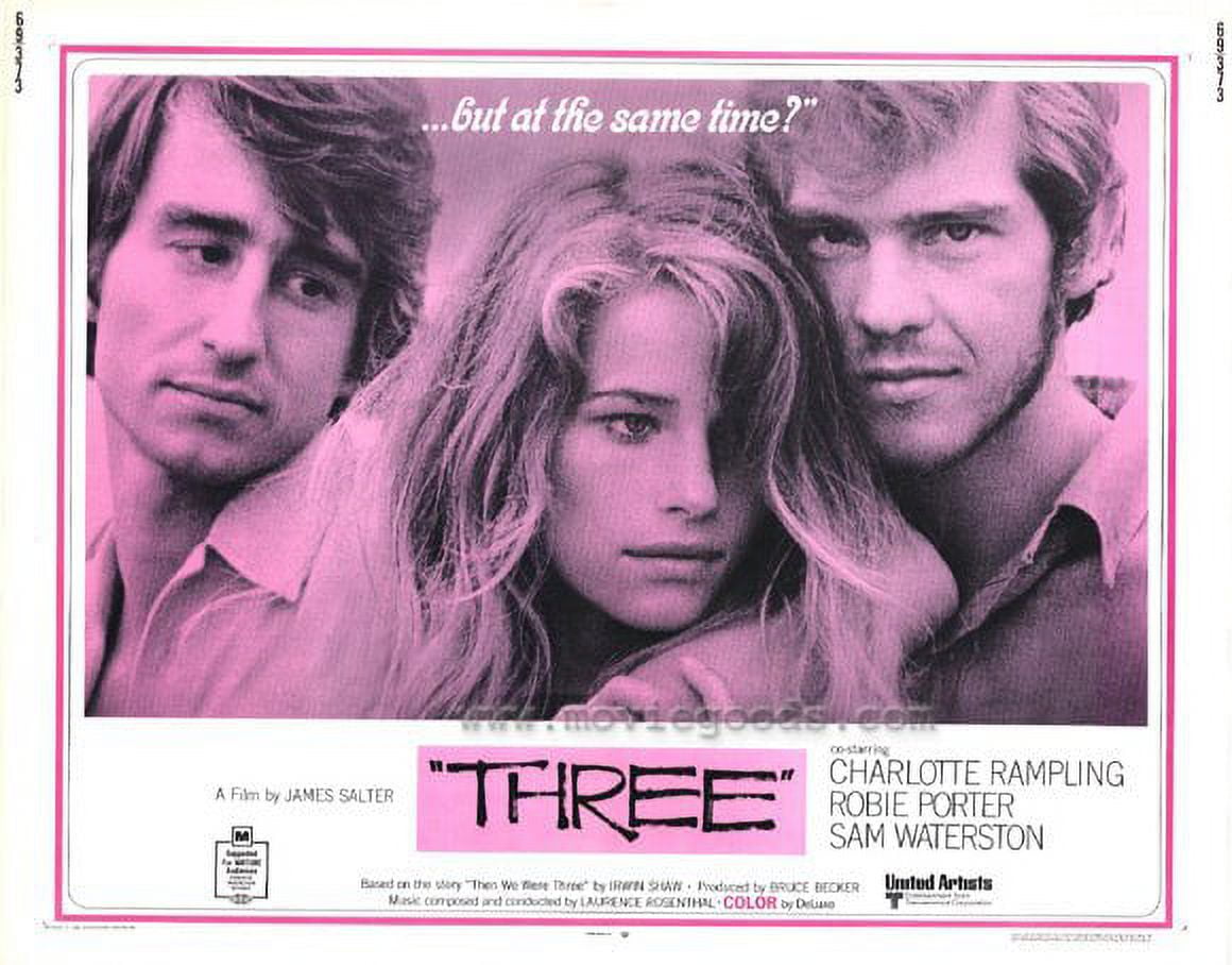 Three - movie POSTER (Half Sheet Style A) (22" x 28") (1969) - Walmart.com