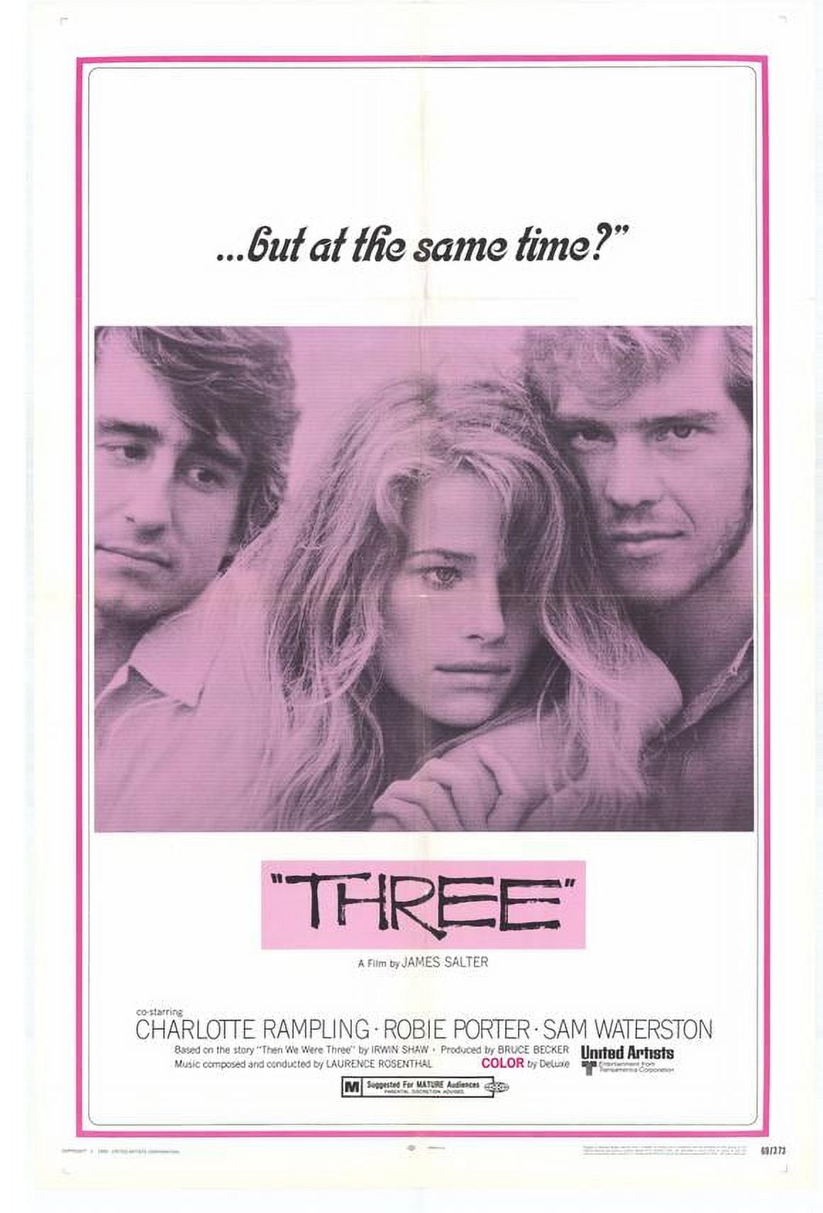 Three - movie POSTER (Style A) (27" x 40") (1969) - Walmart.com