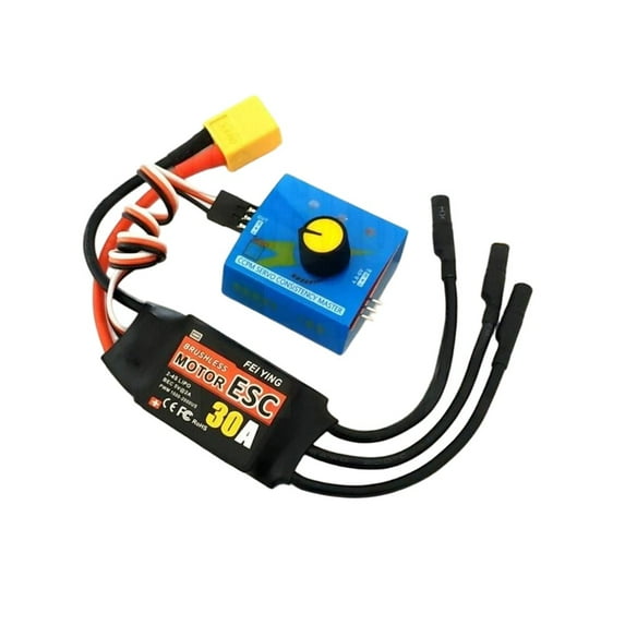 Three-phase Model Aircraft 30A ESC Brushless Motor Regulator, Motor ...