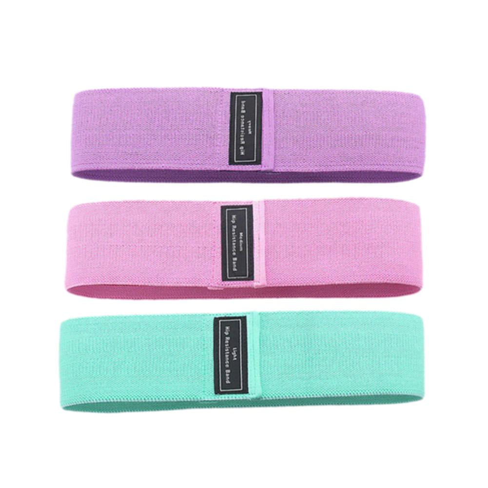 Three-piece set (D)$ Yoga elastic band resistance band hip ring ...