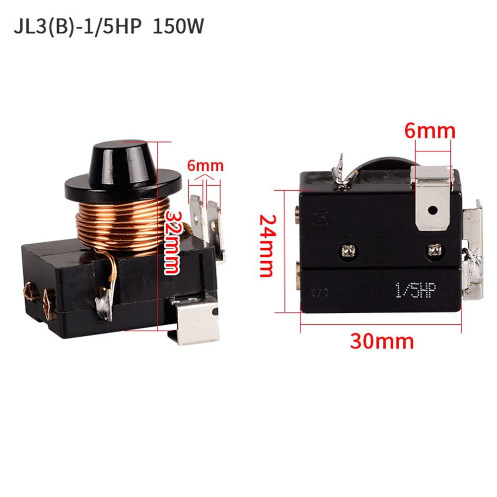Three-plug Refrigerator Accessories Refrigerator Compressor Start Relay ...