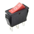 Three-position Rocker Switch 15A 250V 20A 125V RED ON-OFF-ON 3 Pin ...
