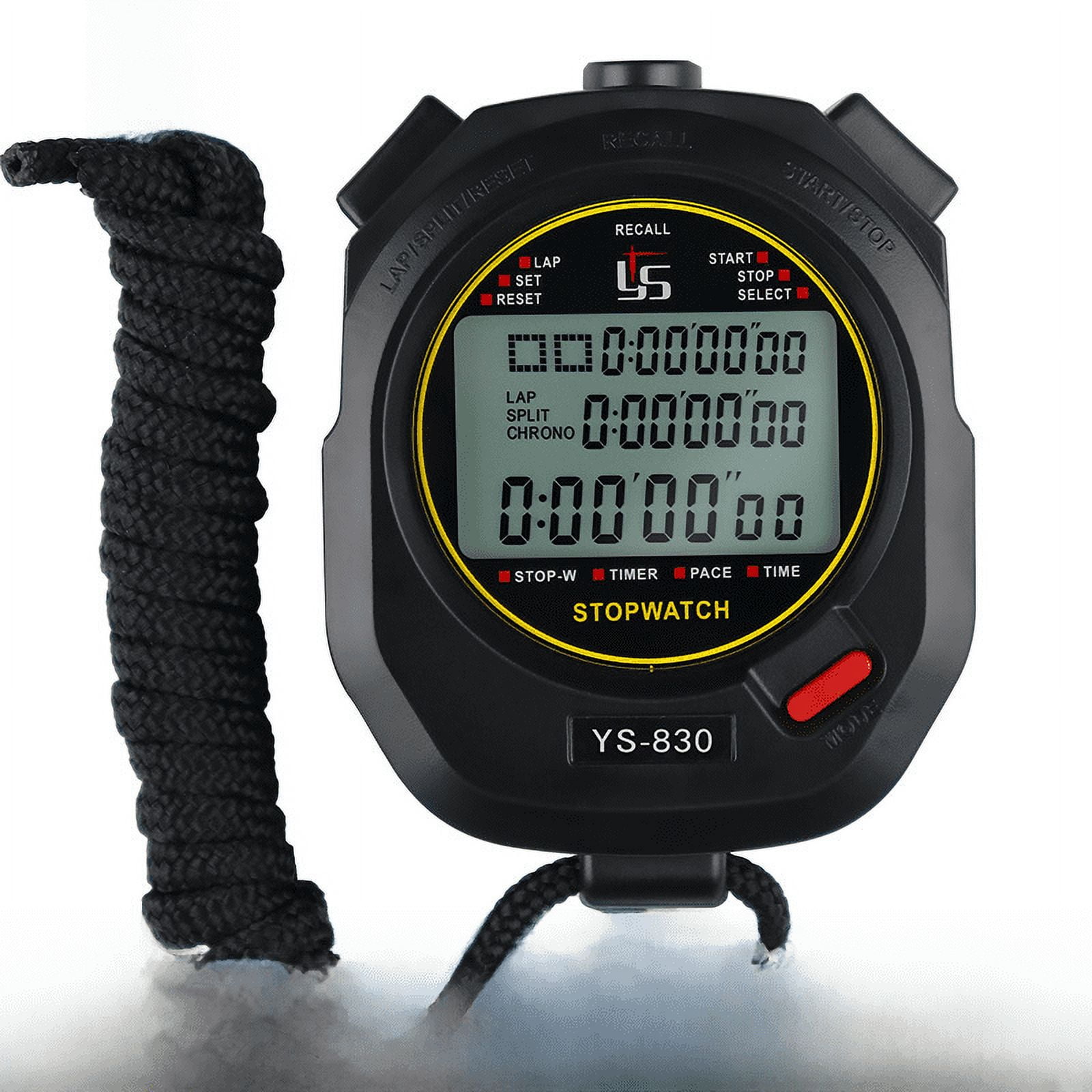 Three row 10 channel 100 channel electronic stopwatch timing track and ...