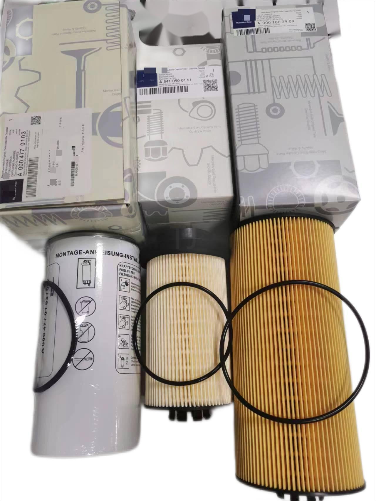 Three set-Engine maintenance filter 152 OEM A0001802909 A5410900151 ...