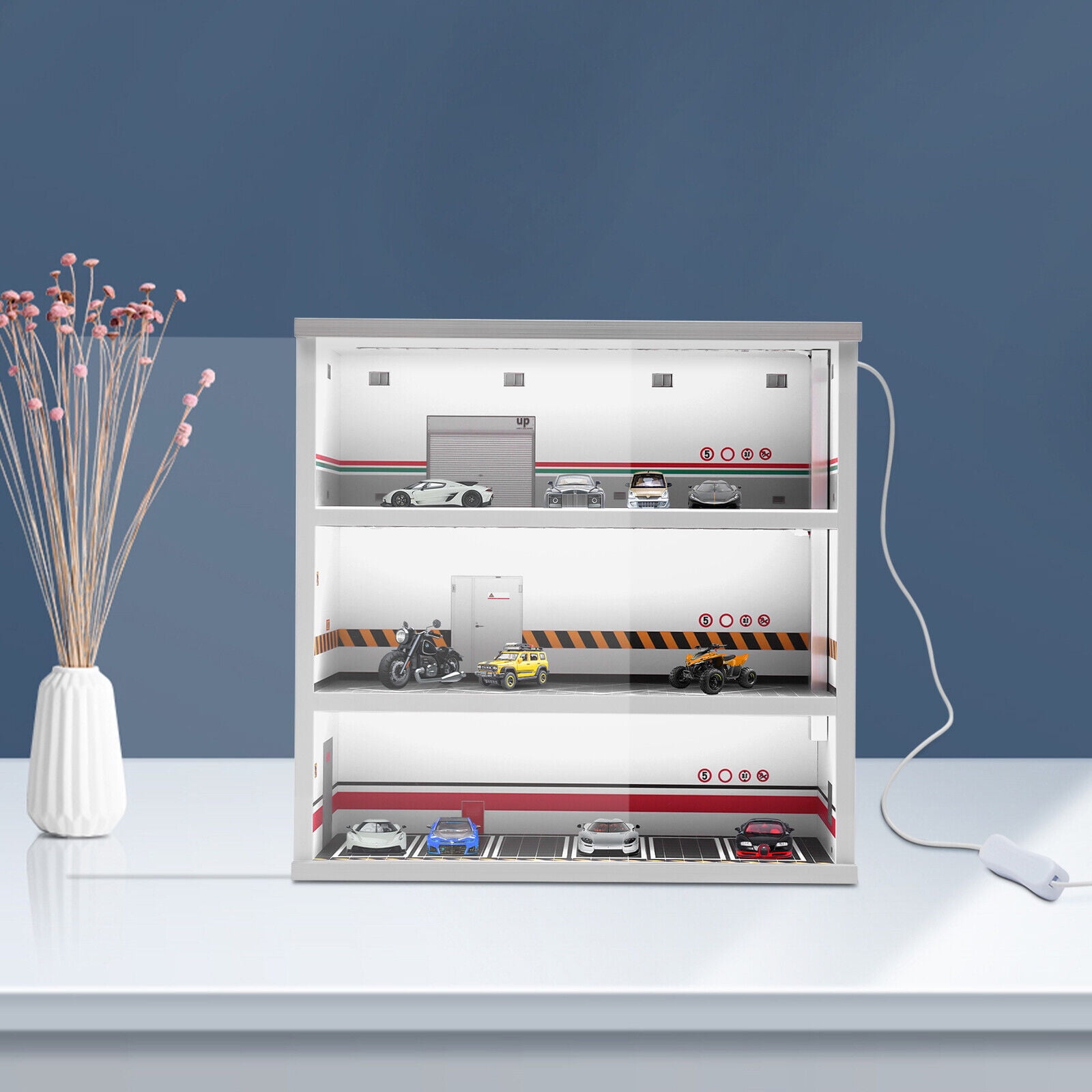 Three-tier Design Model Display Cabinet LED Light Source for Counter ...