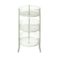 Three-tiered Large Wire Bin (White) - Walmart.com