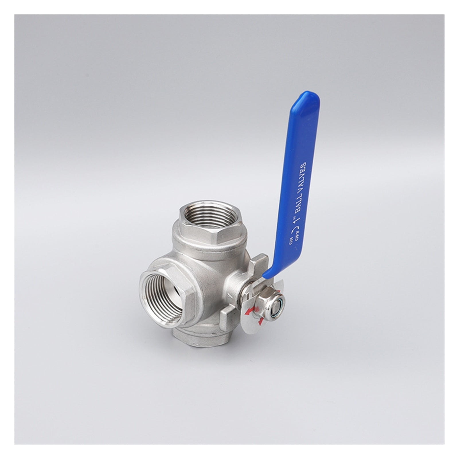 Three-way Ball Valve, 304L Type T Stainless Steel Ball Valve Internal ...