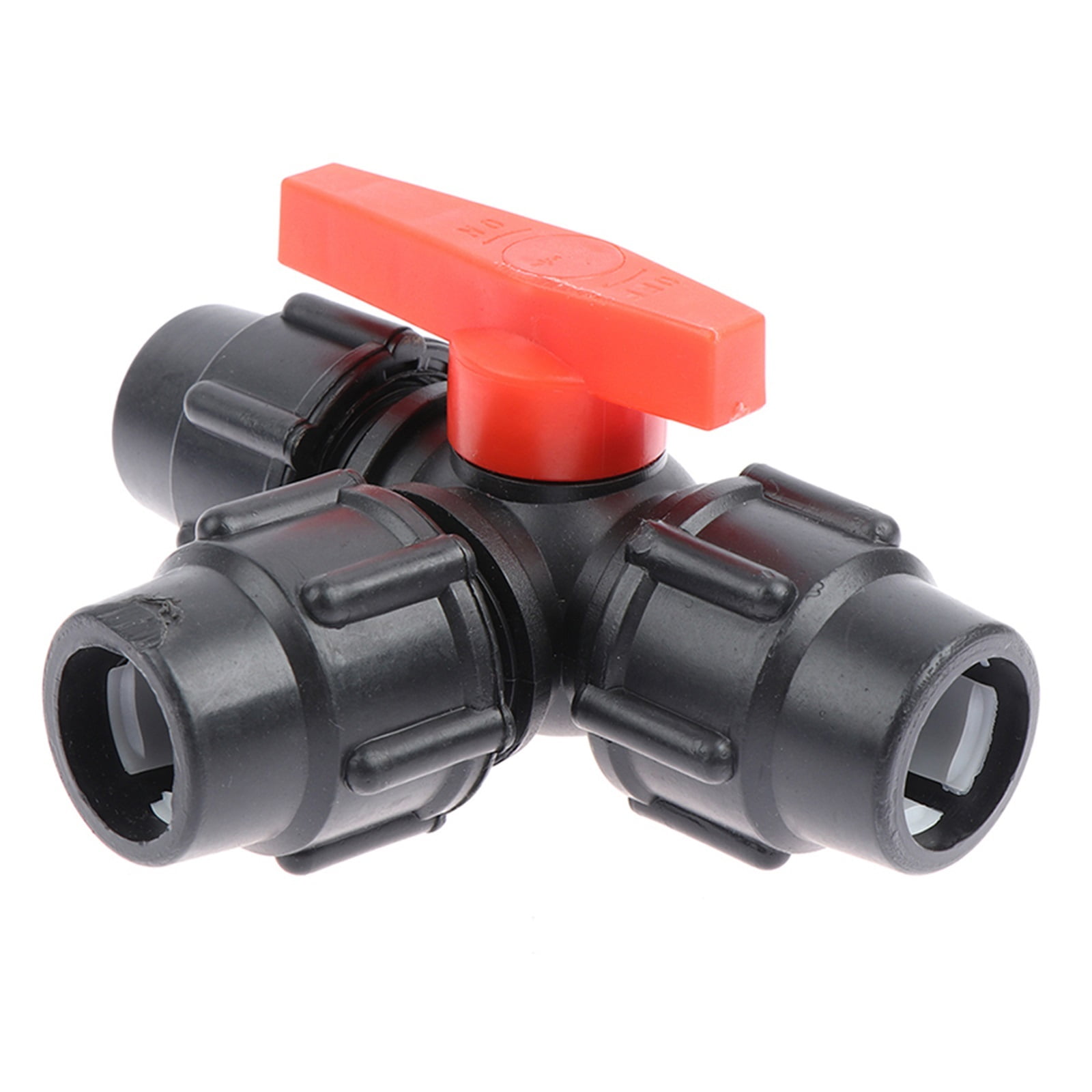Three-way valve 1Pcs Three-way Fast Connection Pipe Valve Plastic Valve ...