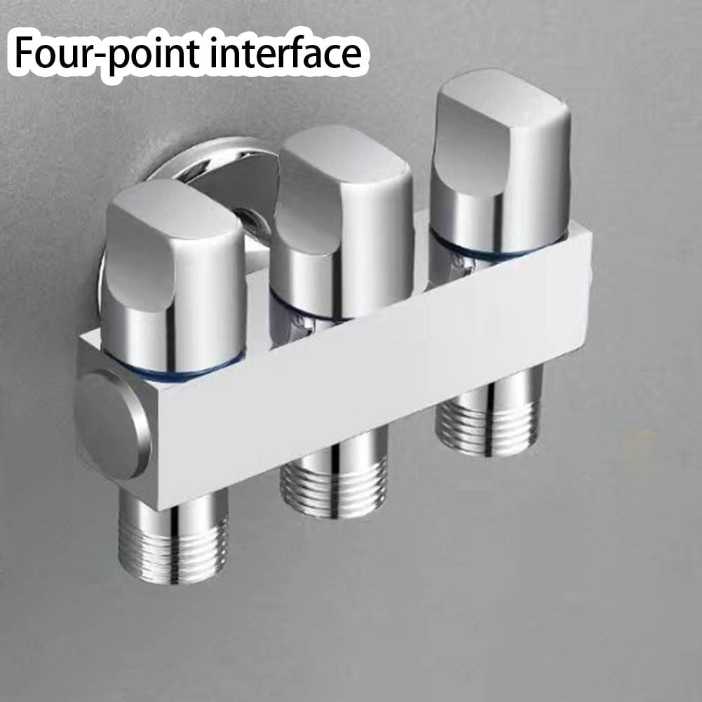 Three-Way Water Outlet Angle Valve Multi-Function Three-Way Valve 1/2 ...