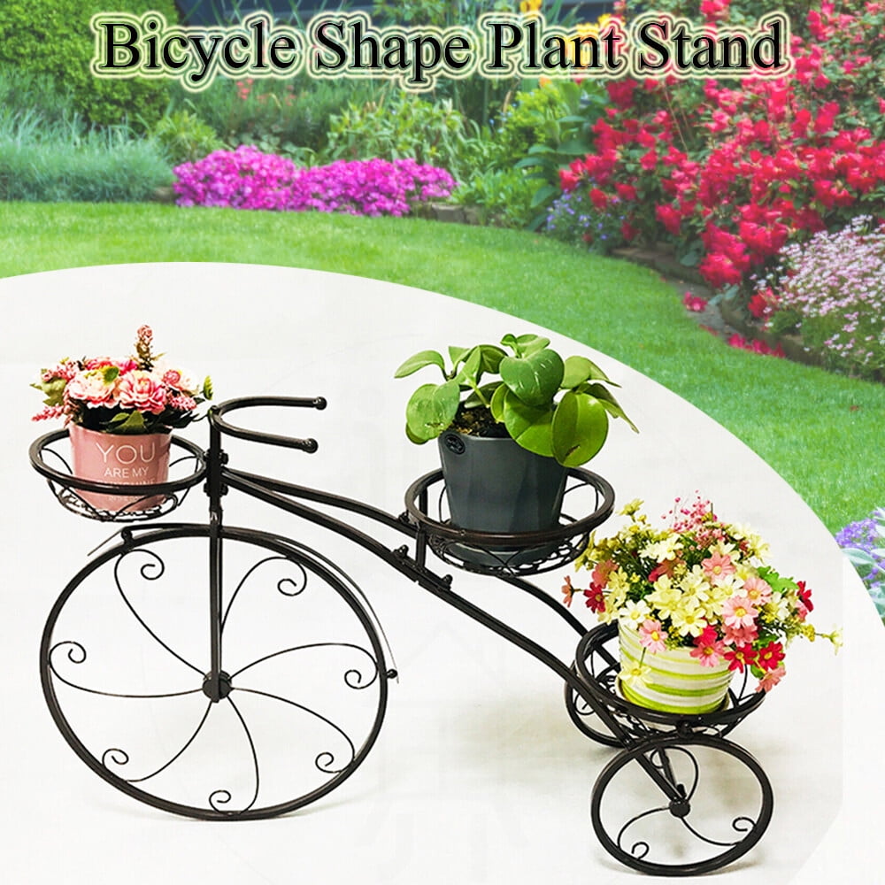 Three-wheeled Plant Stand, Plant Stand, Plant Corner Shelf for ...