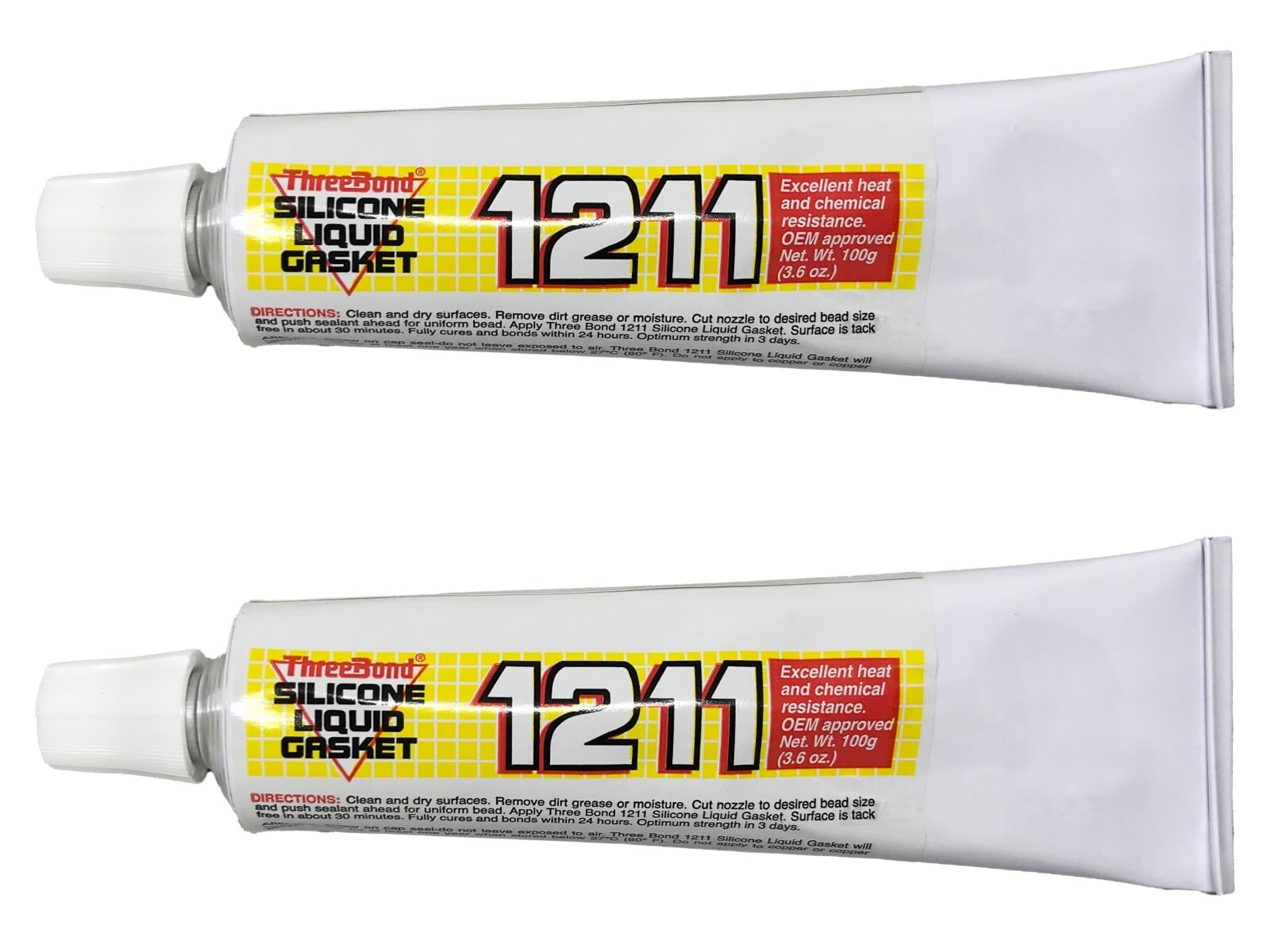 ThreeBond Genuine OEM Silicone Liquid Gasket TB-1211, 3.5 Oz Tubes - 2 ...