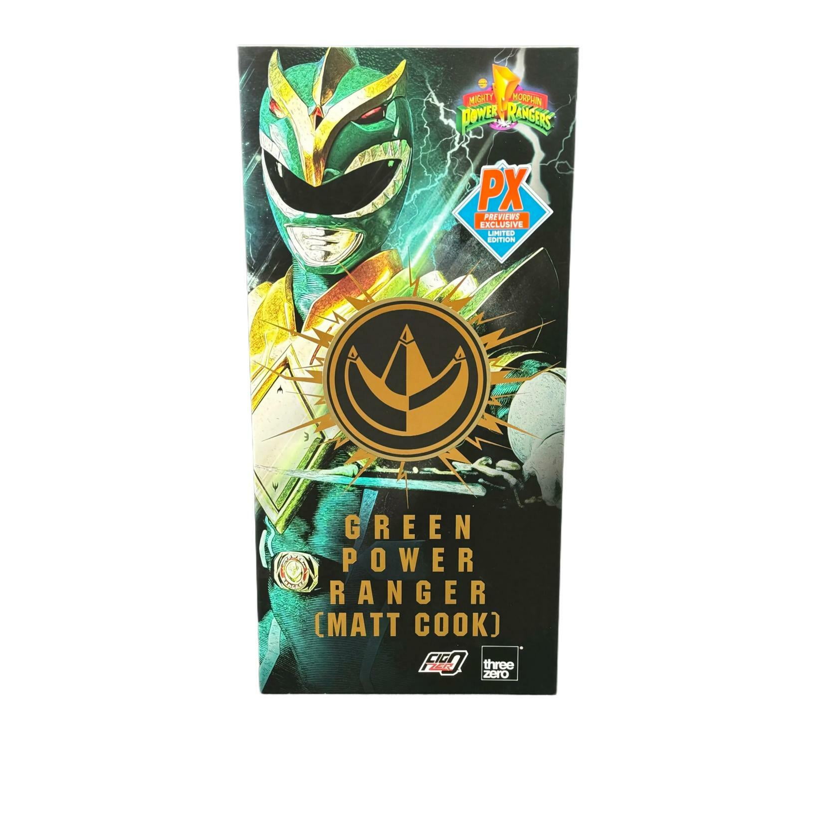 ThreeZero MMPR Green Power Ranger (Matt Cook) FigZero 1/6 Figure IN ...