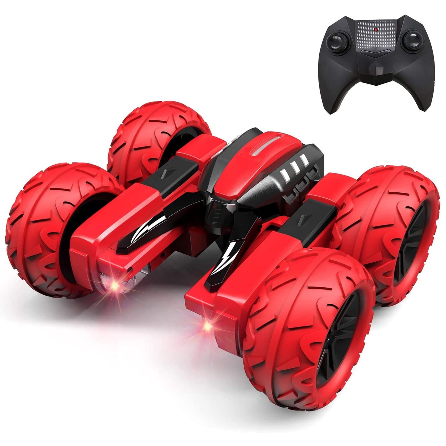 Threeking RC Stunt Car Toy for Boys/Kids - Double Sided Swing Arm, 360 ...