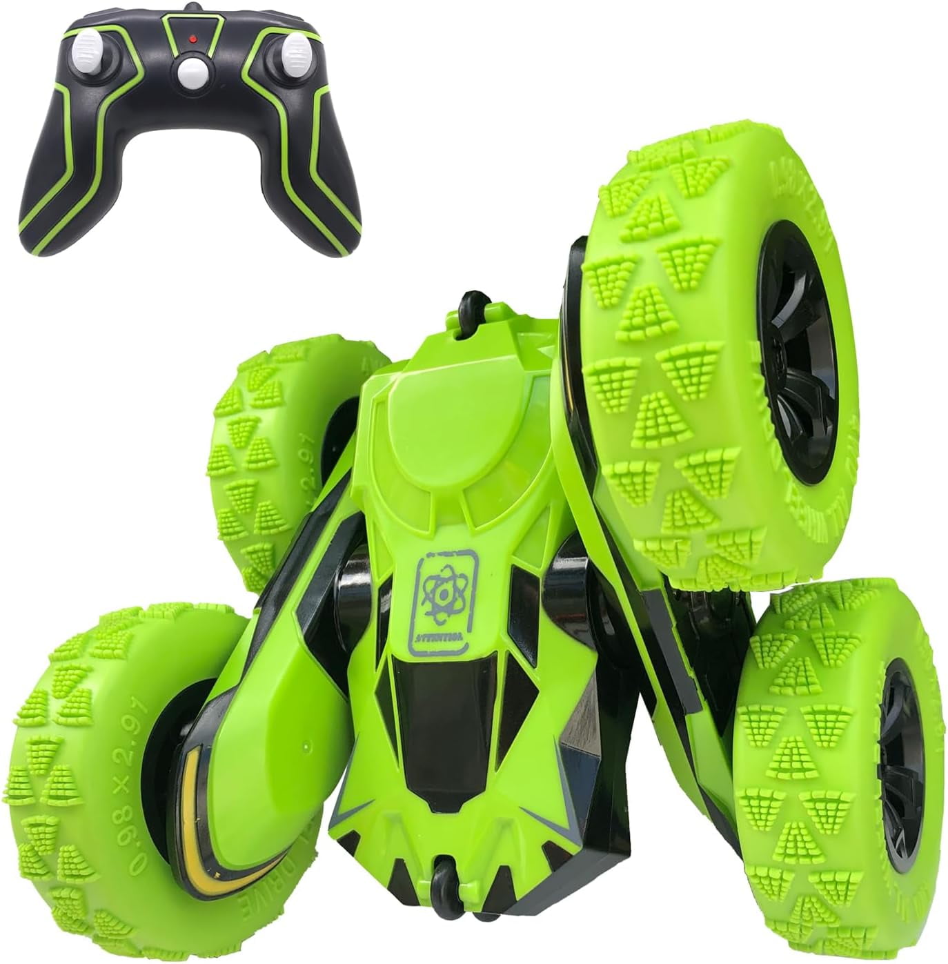 Threeking RC Stunt Cars Remote Control Car Double-Sided Driving 360-degree Flips Rotating Car ...
