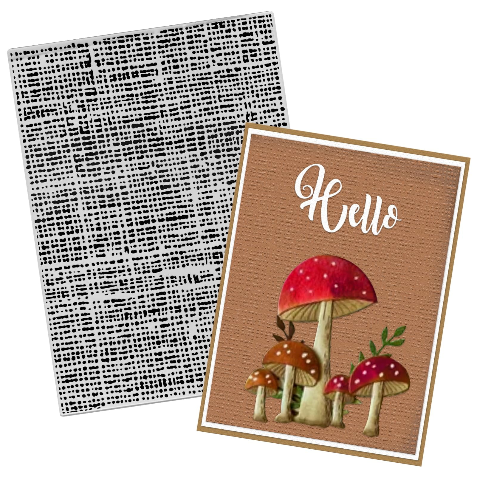 Threetols 3-D Textured Impressions AIF9 Embossing Folder, Line ...