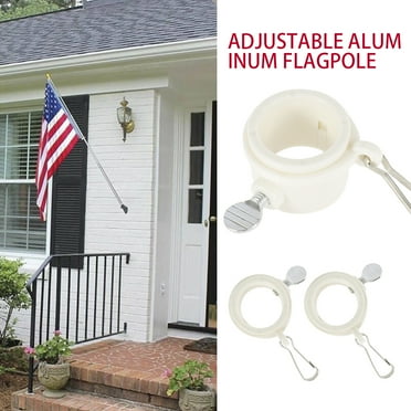 Anley 4 PCS Heavy Duty Flagpole Snap Hook Clips - Flag Pole Attachment ...