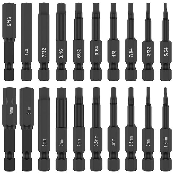 Hex Head Allen Wrench Drill Bit Set