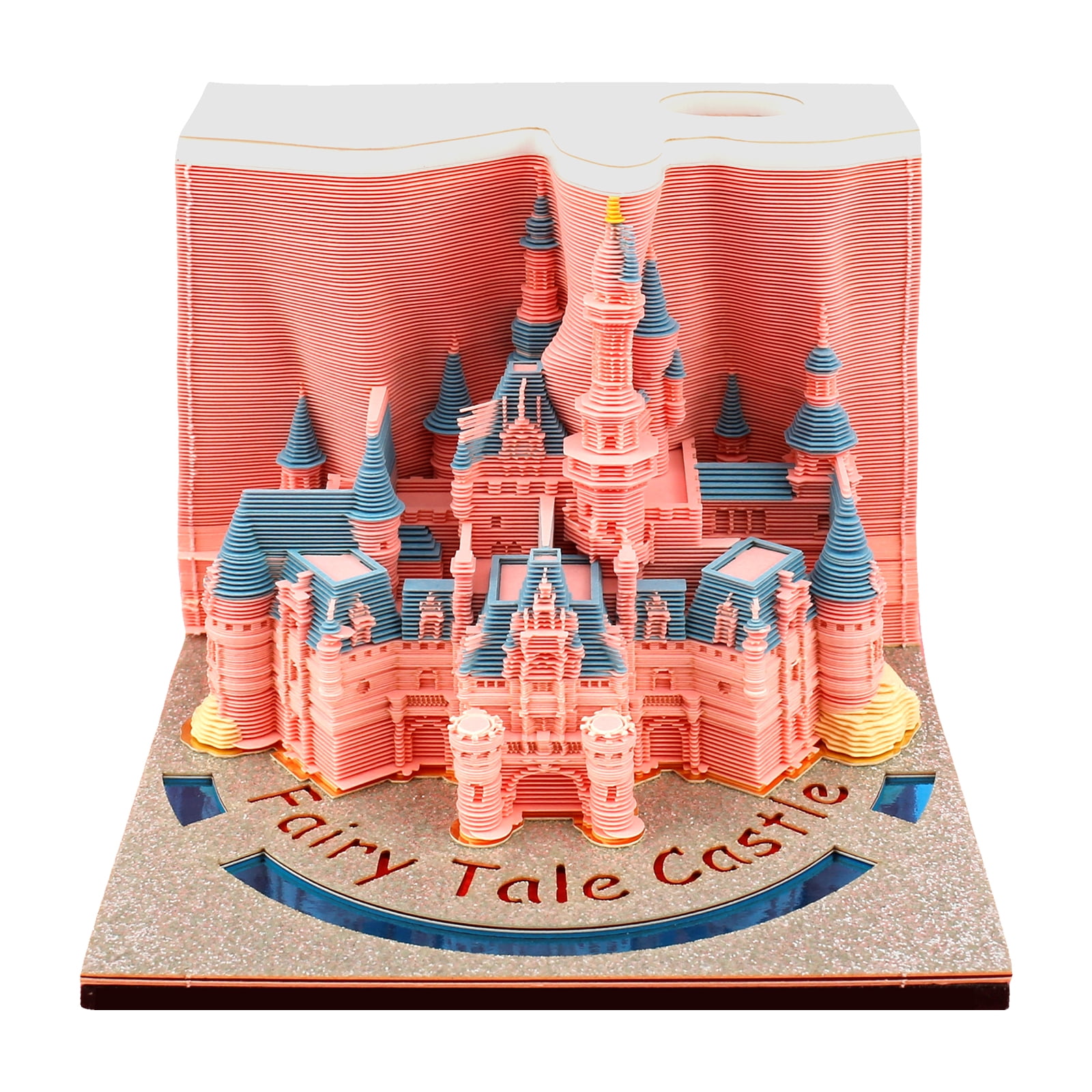 Threns 3D Memo Pad Exquisite 3D Art Notepad with Pen Holder Creative ...