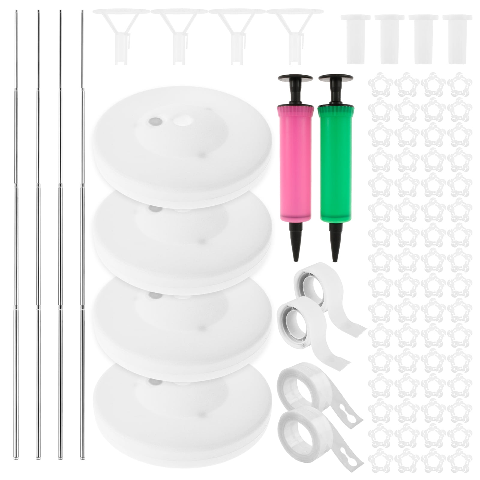 Threns 4Pcs Balloon Column Stand Kit Decorative Balloon Arch Kit Stable ...