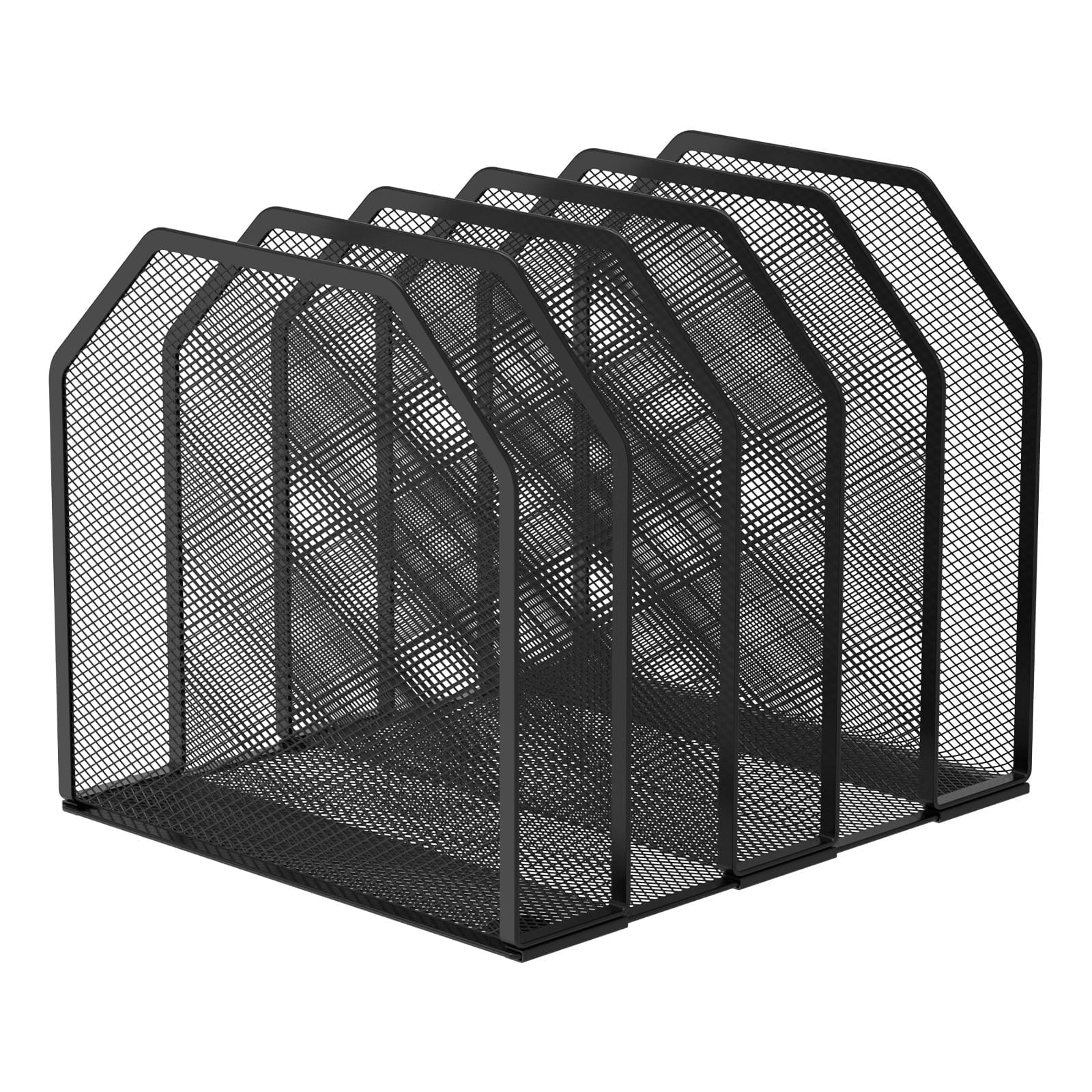 Lzvxtym 5/7 Section Metal Vertical Desktop Organizer Sturdy Desk File ...