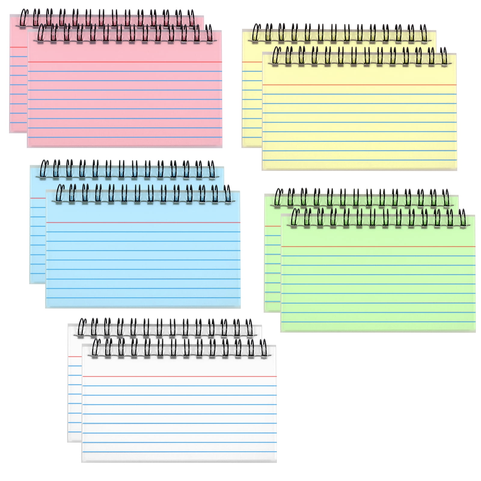 Threns 500 Sheets Index Cards 3x5 inch Flashcards with PVC Cover ...