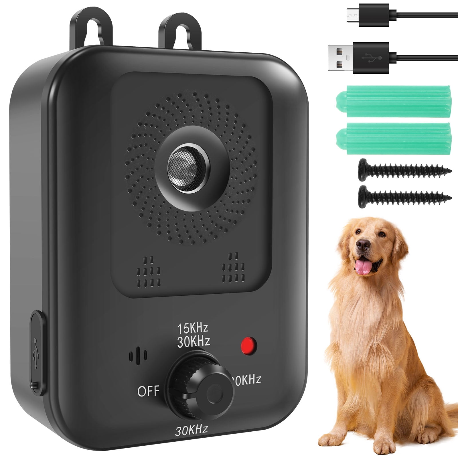 Threns Anti Barking Device for Dogs 49Ft 2000mAh Rechargeable ...