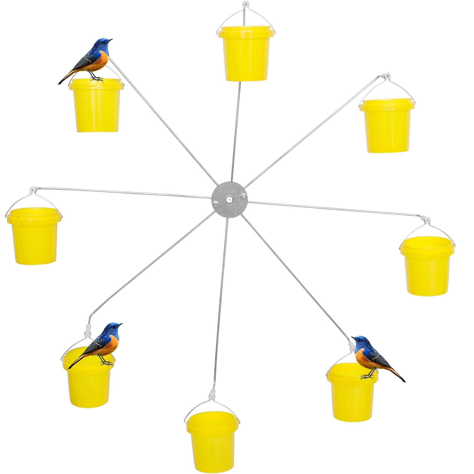 Threns Bird Feeder Outdoor Hanging Hummingbird Feeders Ferris Wheel ...