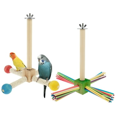 Menolana Bird Play Stand Bird Playground,Multifunctional,Bird Play Gym ...