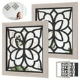 Threns Boho Wall Mirror Decor Set of 2 Farmhouse Accent Mirror 12x12 ...