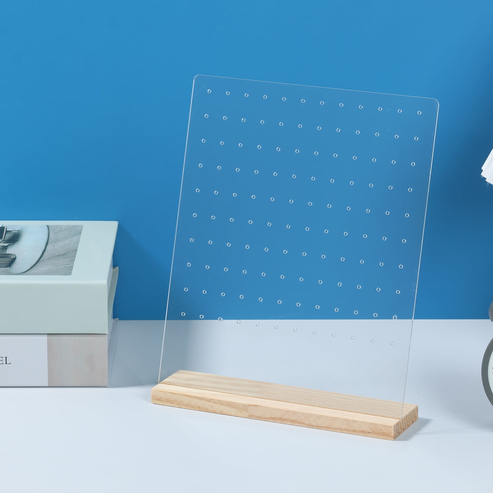 Threns Clear Tabletop Pin Storage Stand Pin Collection Display ...