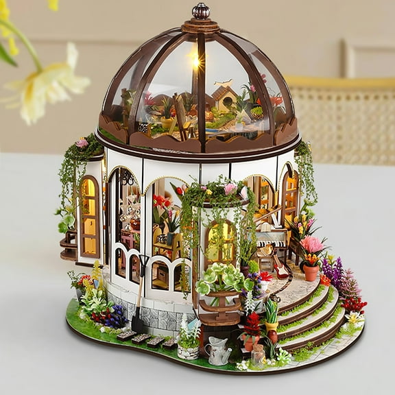 Diy Miniature House Model Kit For Creative Building, Includes All Parts ...