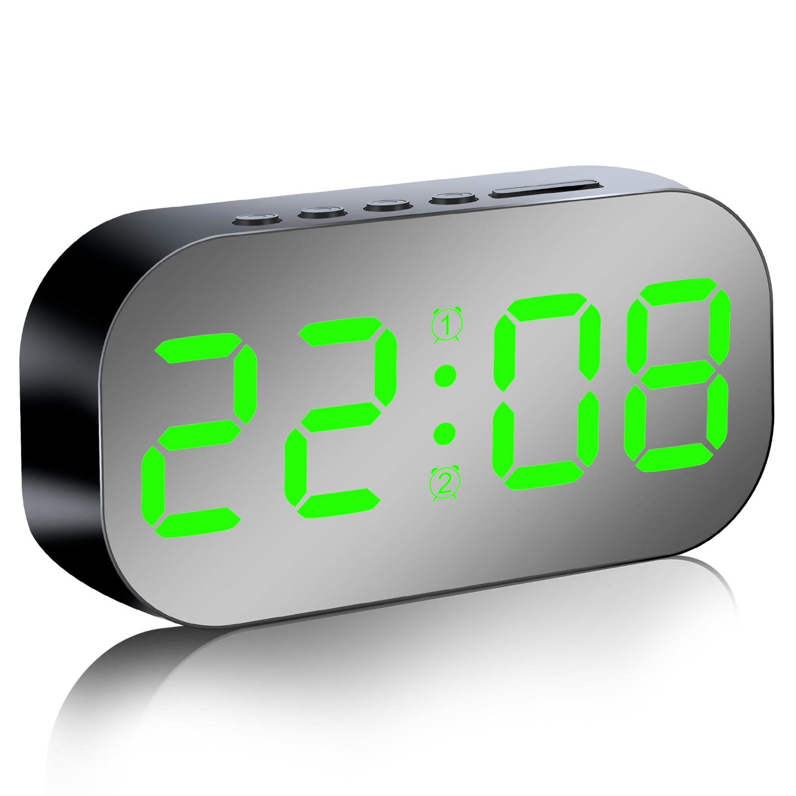 Threns Digital Alarm Clock Portable Digital Clock Desktop Alarm Clock ...
