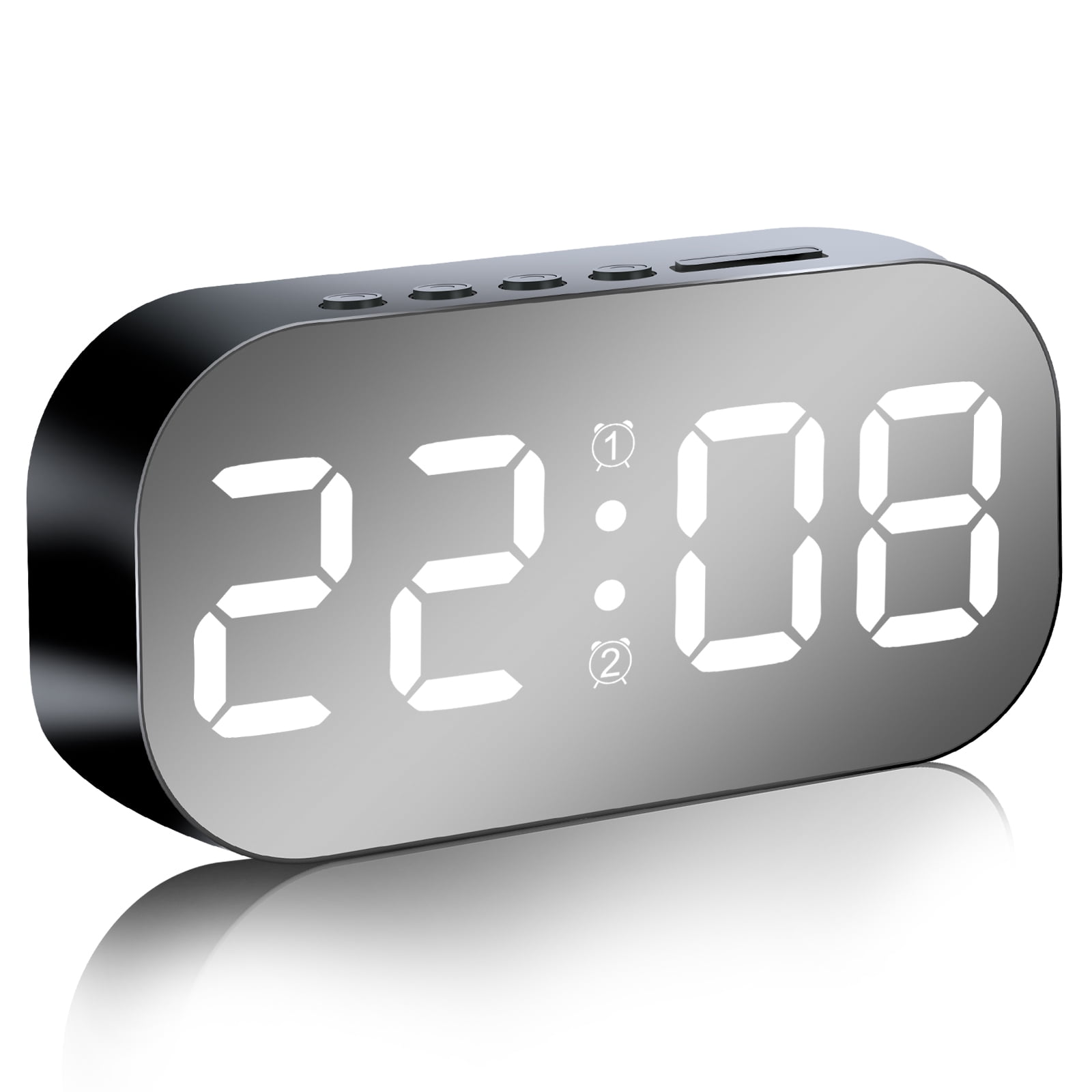 Threns Digital Alarm Clock Portable Digital Clock Desktop Alarm Clock ...
