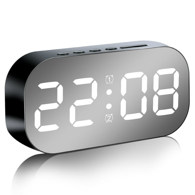 Threns Digital Alarm Clock Portable Digital Clock Desktop Alarm Clock ...