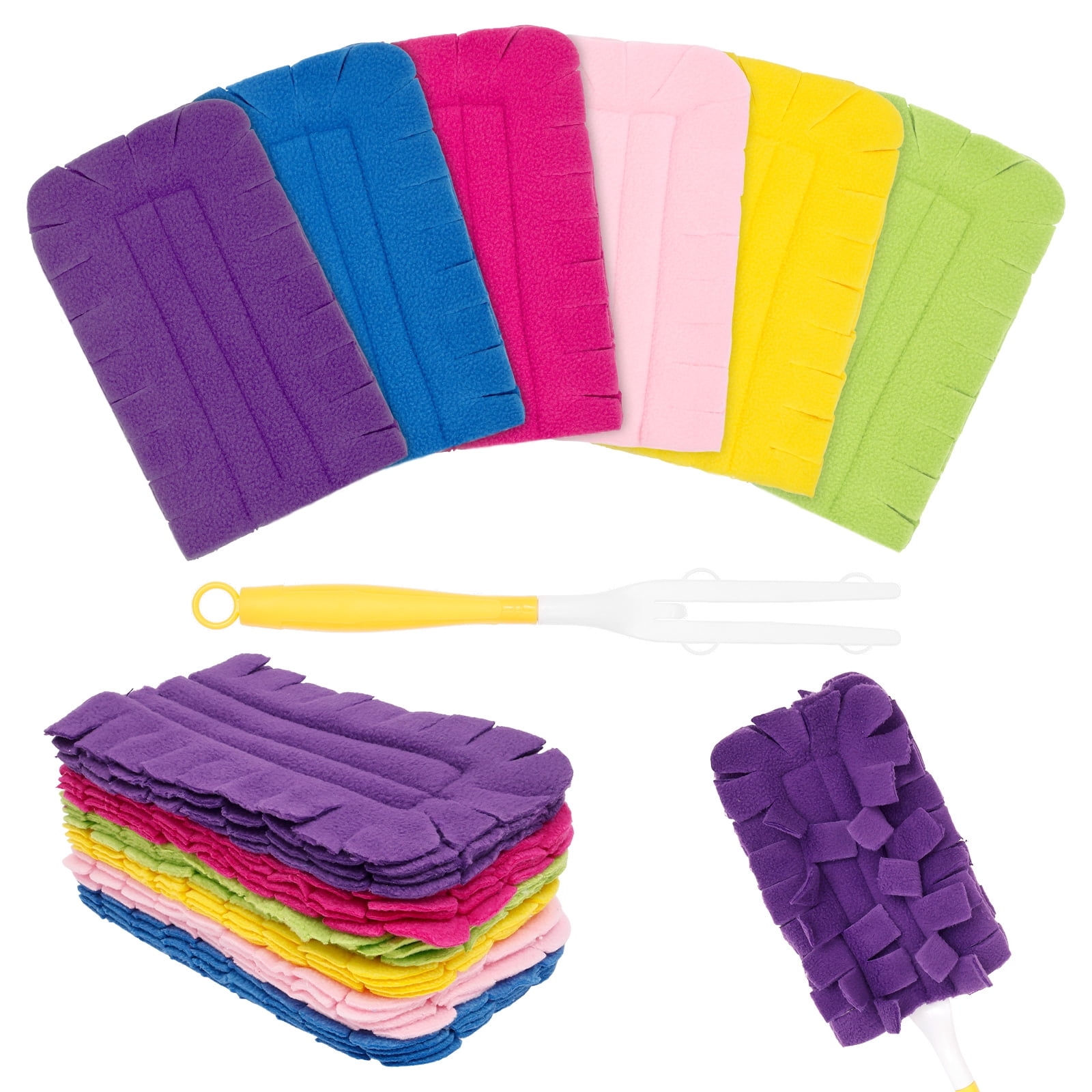 Threns Dusters Refill for Cleaning,12 Pack Fleece Reusable Dusters Kit ...