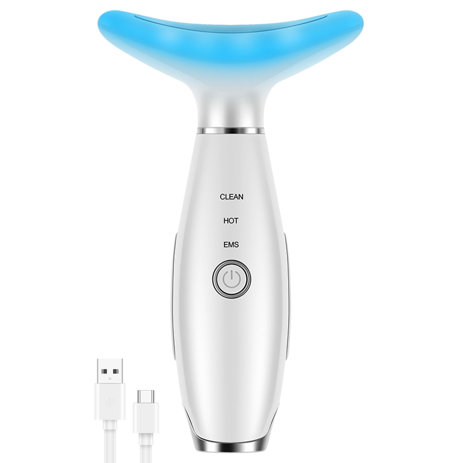 Threns Neck Face Massager ABS Neck Massager 7 Colour Patterns Face ...