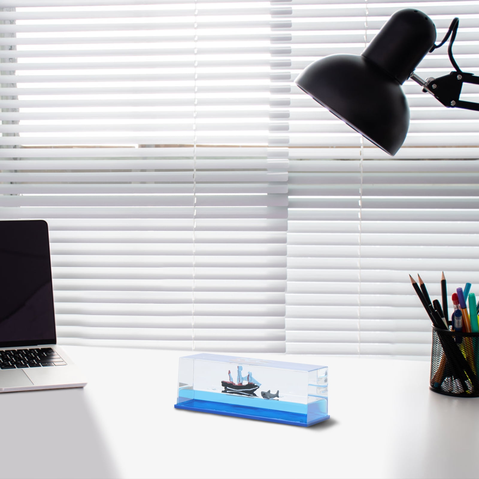 Threns Unsinkable Ship Simulator Toy Wavey Boat in a Box Liquid Wave ...