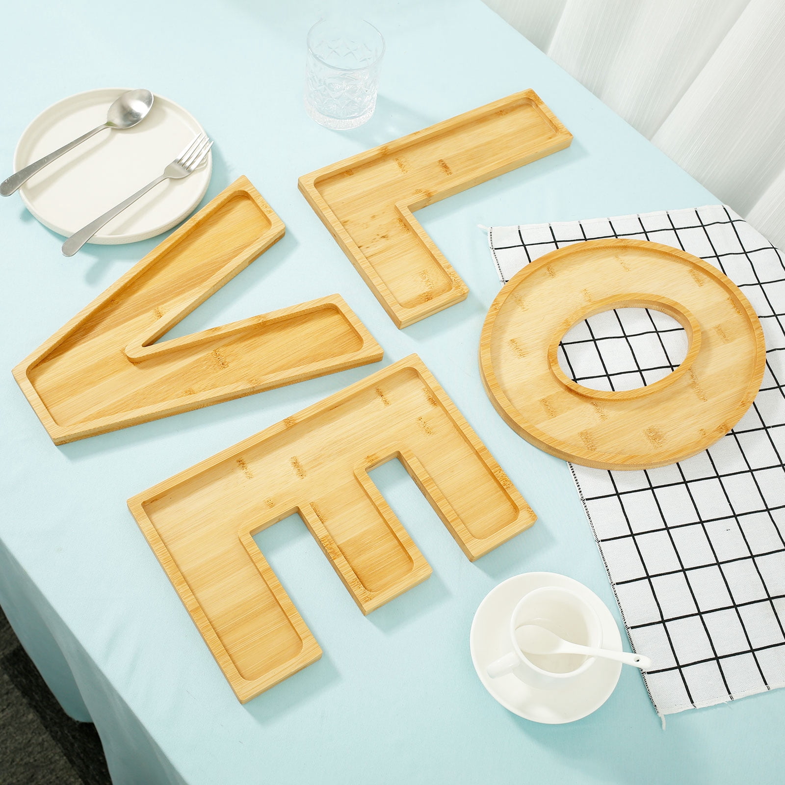 Threns Wood LOVE Charcuterie Board Letters,Wood Charcuterie Boards for ...