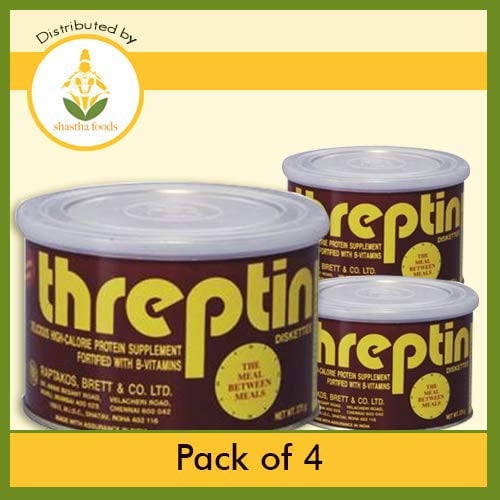 Threptin Chocolate (Pack of 4) Each 275 Grams - Walmart.com