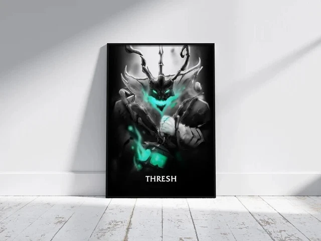 Thresh League Of Legends League Of Legends Poster The Chain Warden Lol ...