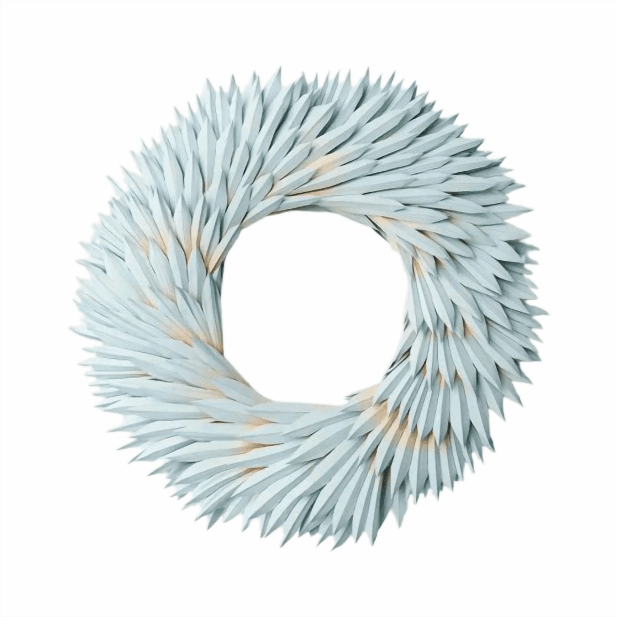 Threshold Preserved Palm Wreath, Light Blue - Walmart.com