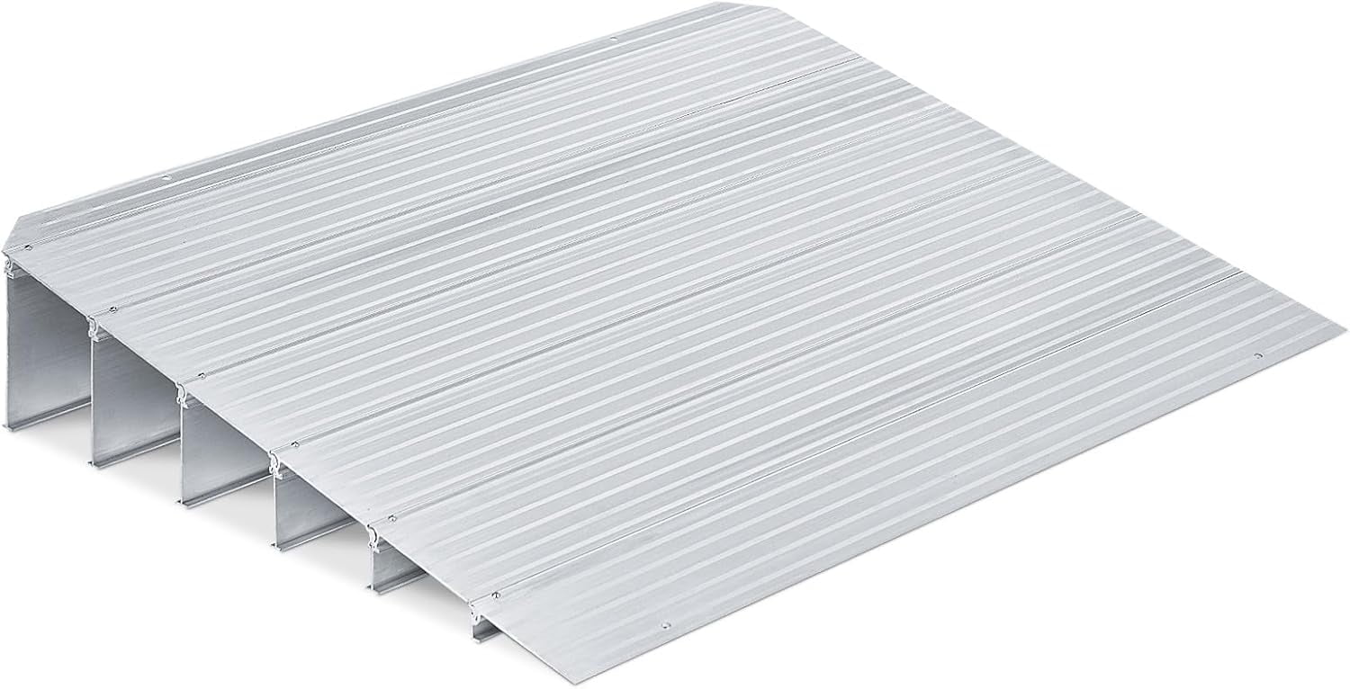 Threshold Ramp 6" Rise Transitions Portable Aluminum Modular Entry Ramp ...
